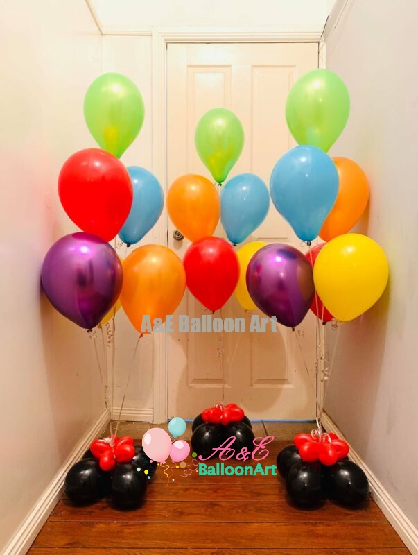 Helium Balloon With Different Color (Design Code: HT20) - A&E BalloonArt