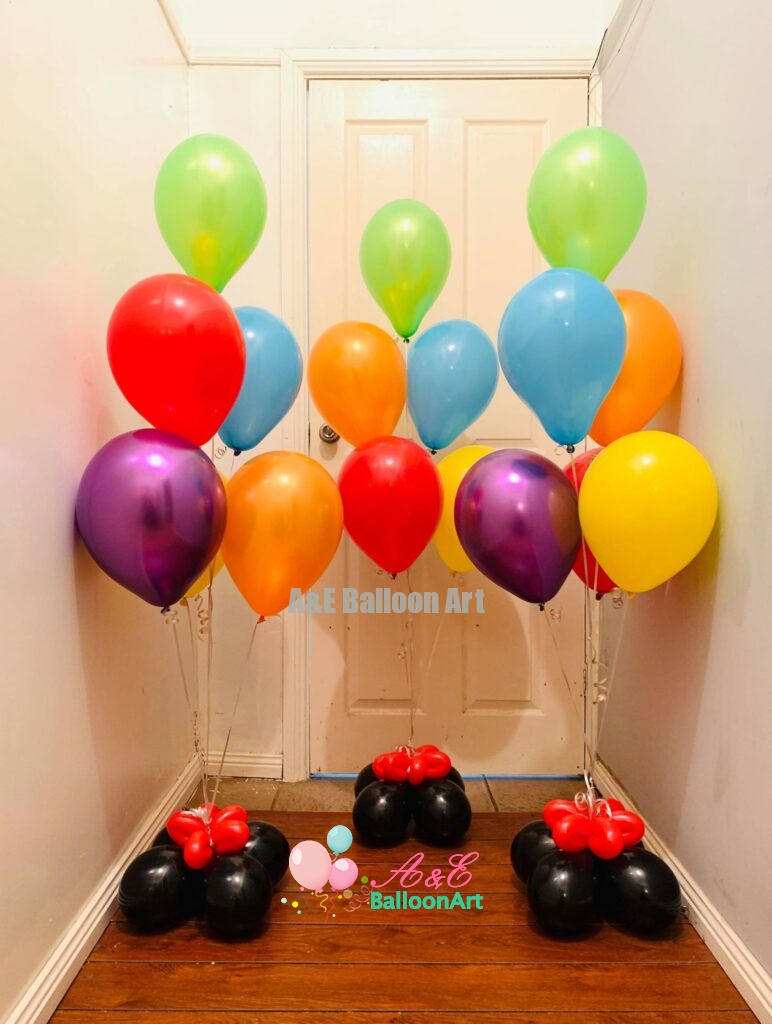 Helium Balloon With Different Color (Design Code: HT20) - A&E BalloonArt