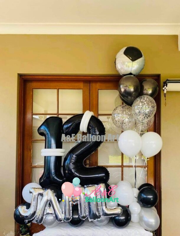 Number 12 Design With Black And White Color (Design Code: N134) - A&E ...