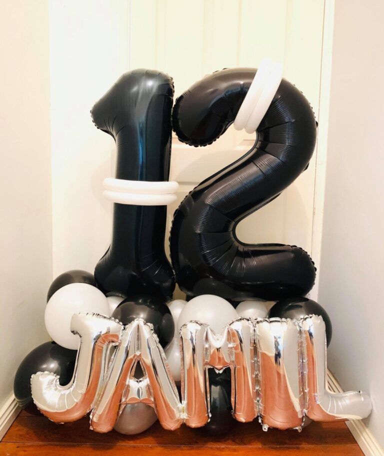 Number 12 Design With Black And White Color (Design Code: N134) - A&E ...