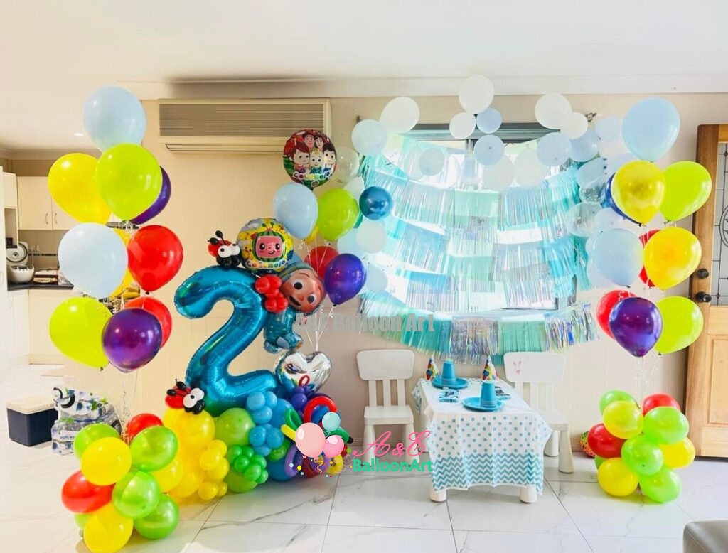 Number 2 Design Cocomelon Character (Design Code: AC06) - A&E BalloonArt