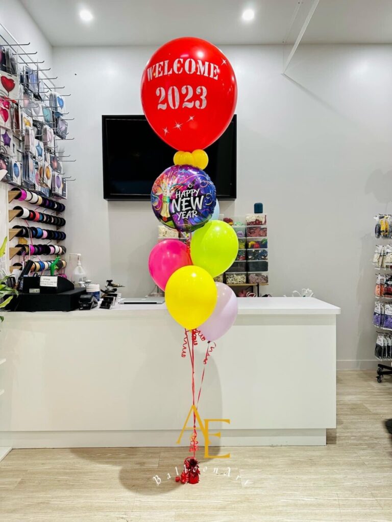Helium Balloon For New Year(Design Code: HNY) - A&E BalloonArt